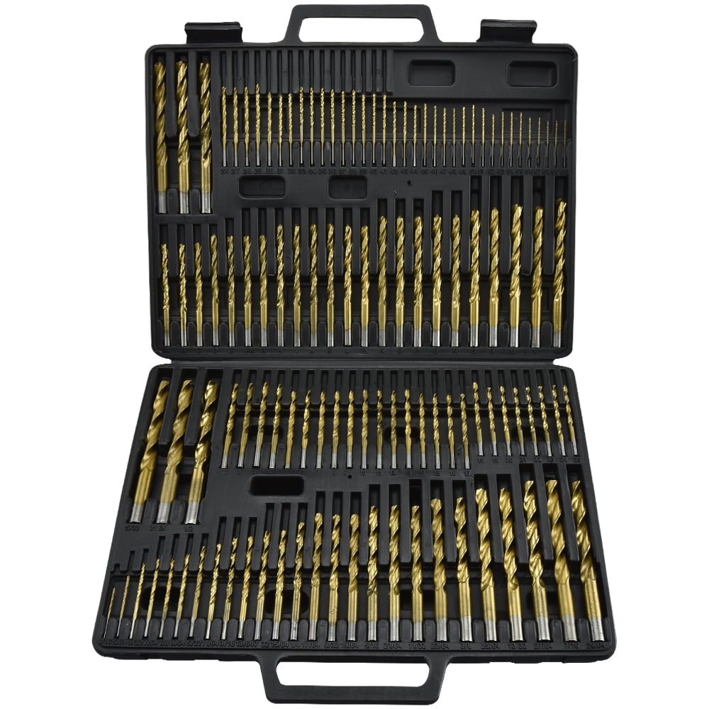 Hiltex 115pc Titanium Coated Drill Bit Set | Assorted Tools for Soft ...