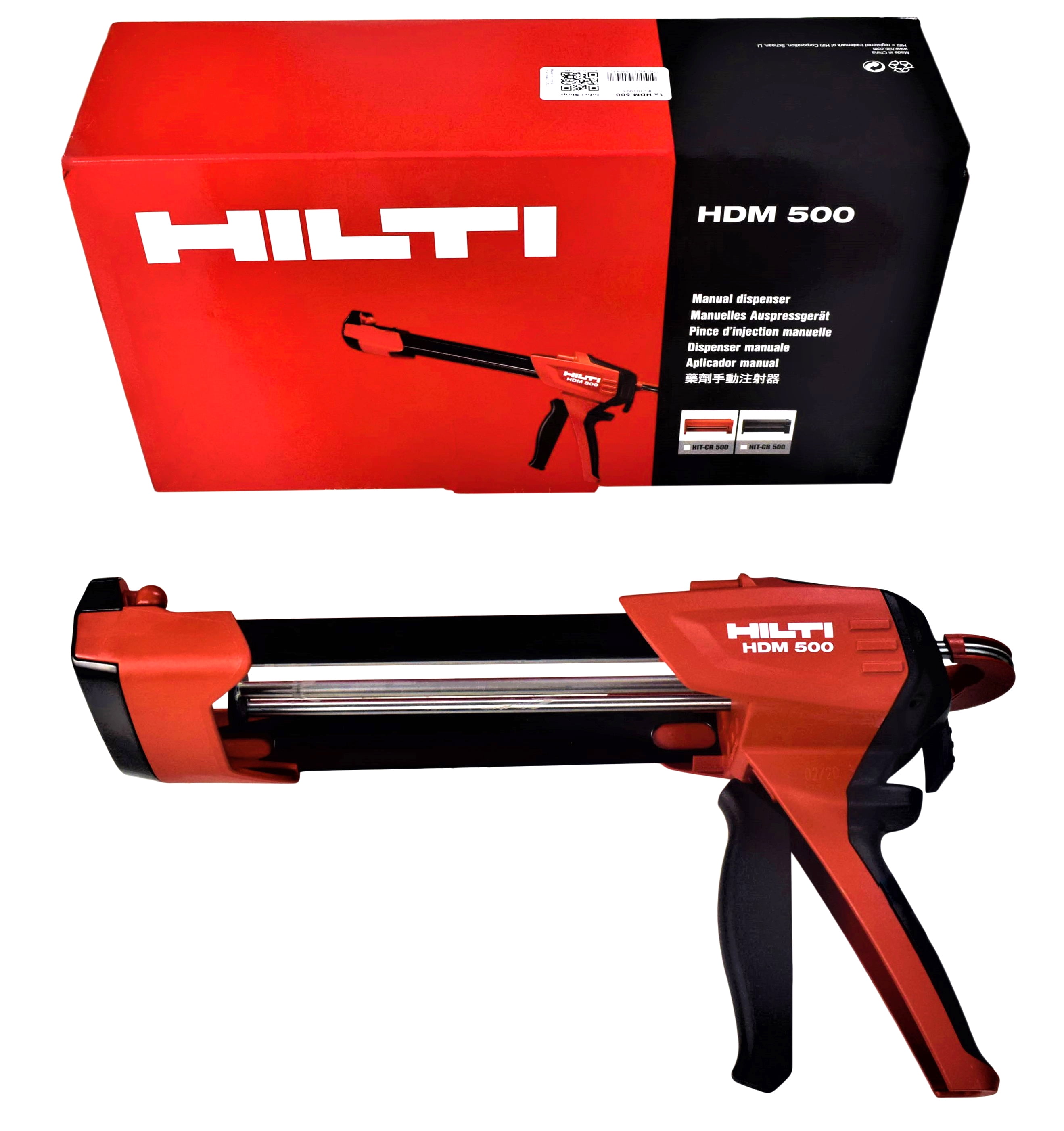 Hilti HDM 500 Manual Adhesive Epoxy Glue Dispenser with red and black ...