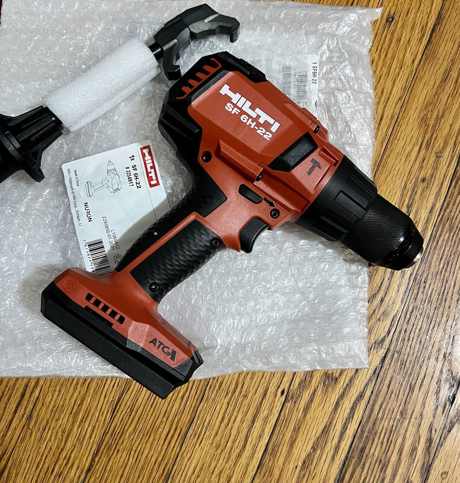 Hilti Hammer Drill 22-Volt NURON SF 6H ATC Lithium-Ion 1/2" Cordless Brushless - Walmart.com