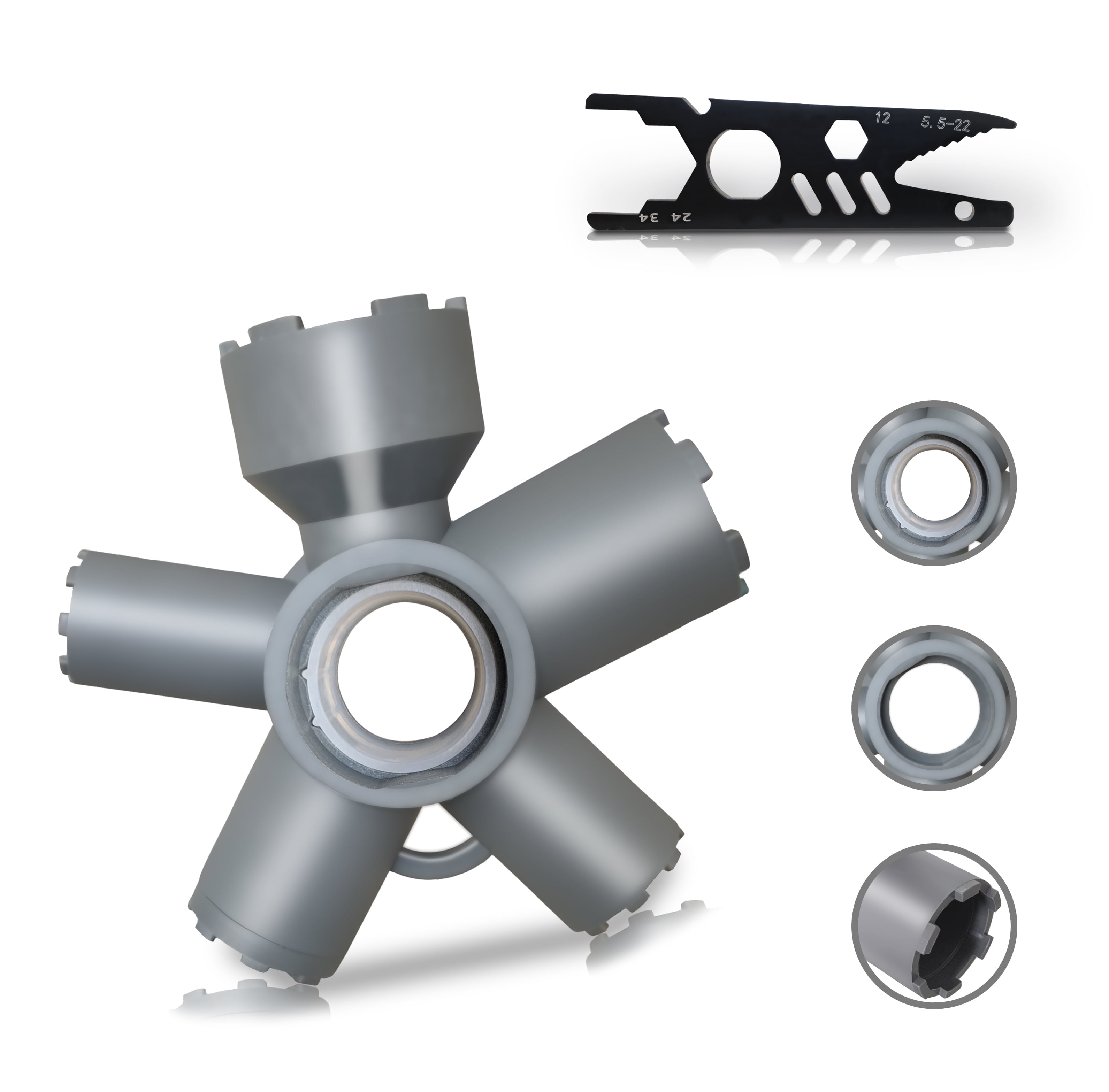 HimaPro 10-in-1 Faucet Aerator Removal Tool Kit – Fits M16.5, M18.5 ...