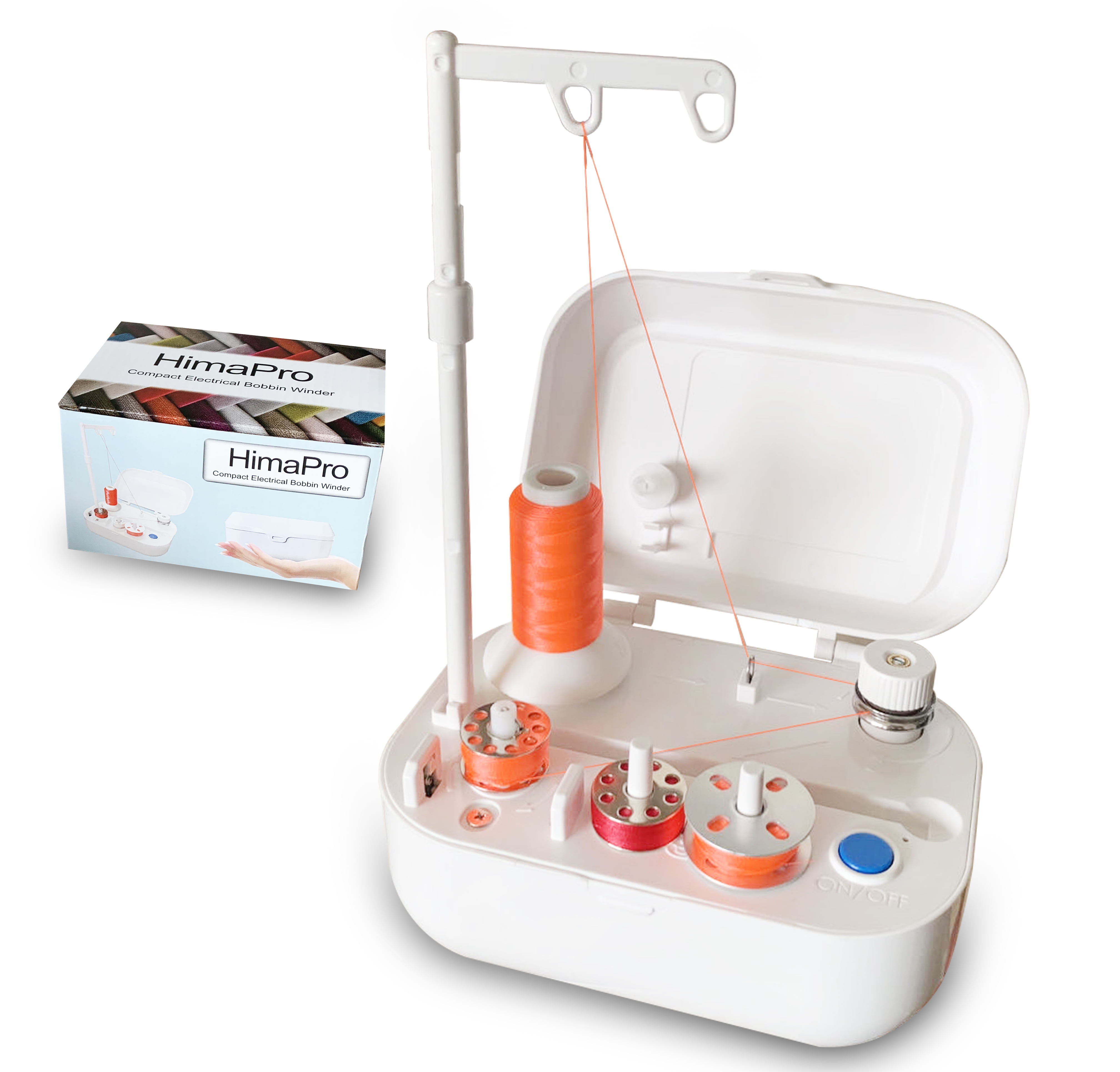 HimaPro Compact Electrical Bobbin Winder - USB-C Port, Portable ...