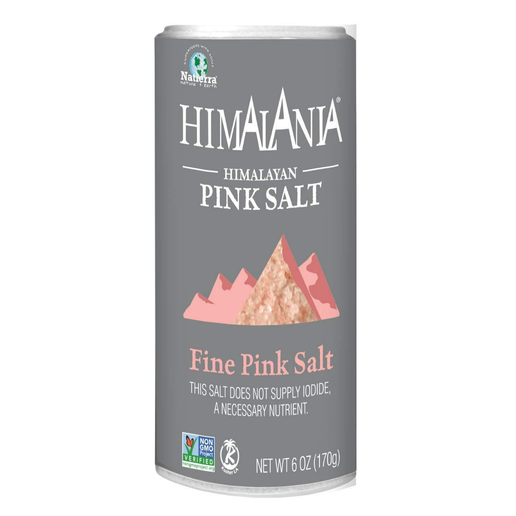 Himalania Himalayan Fine Pink Salt 6 oz Pack of 2 - Walmart.com