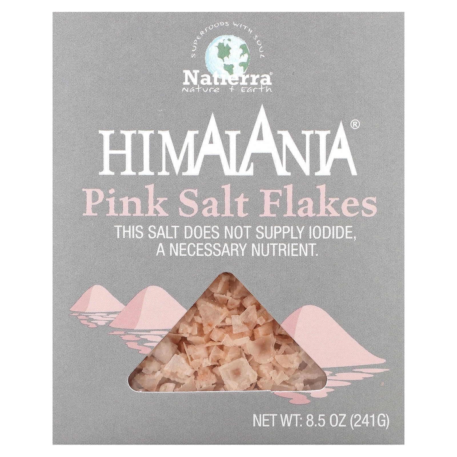 Natierra - Himalayan Pink Salt Flakes, 8.5oz - Walmart.com