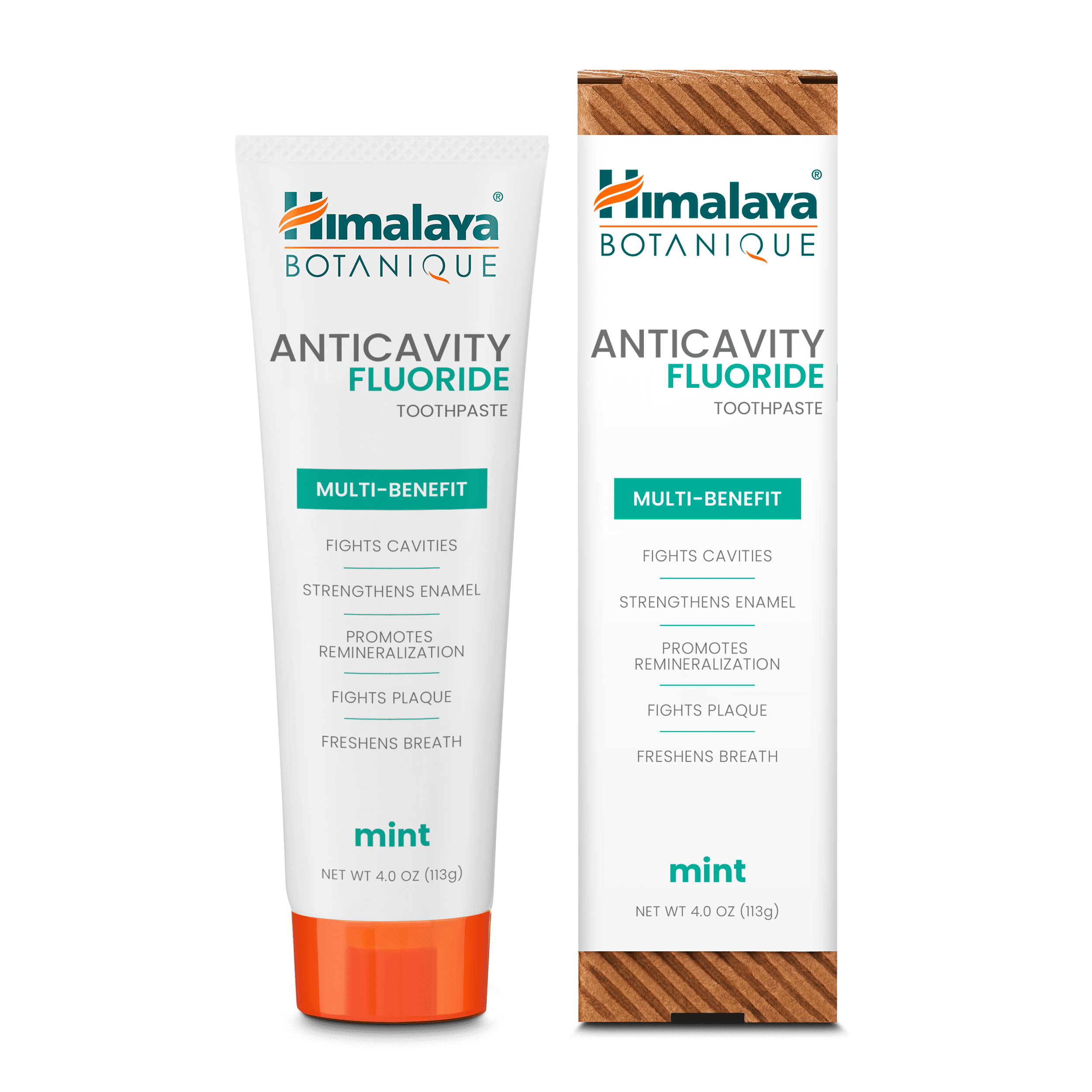 Himalaya Botanique Anticavity Fluoride Toothpaste, Multi-Benefit ...