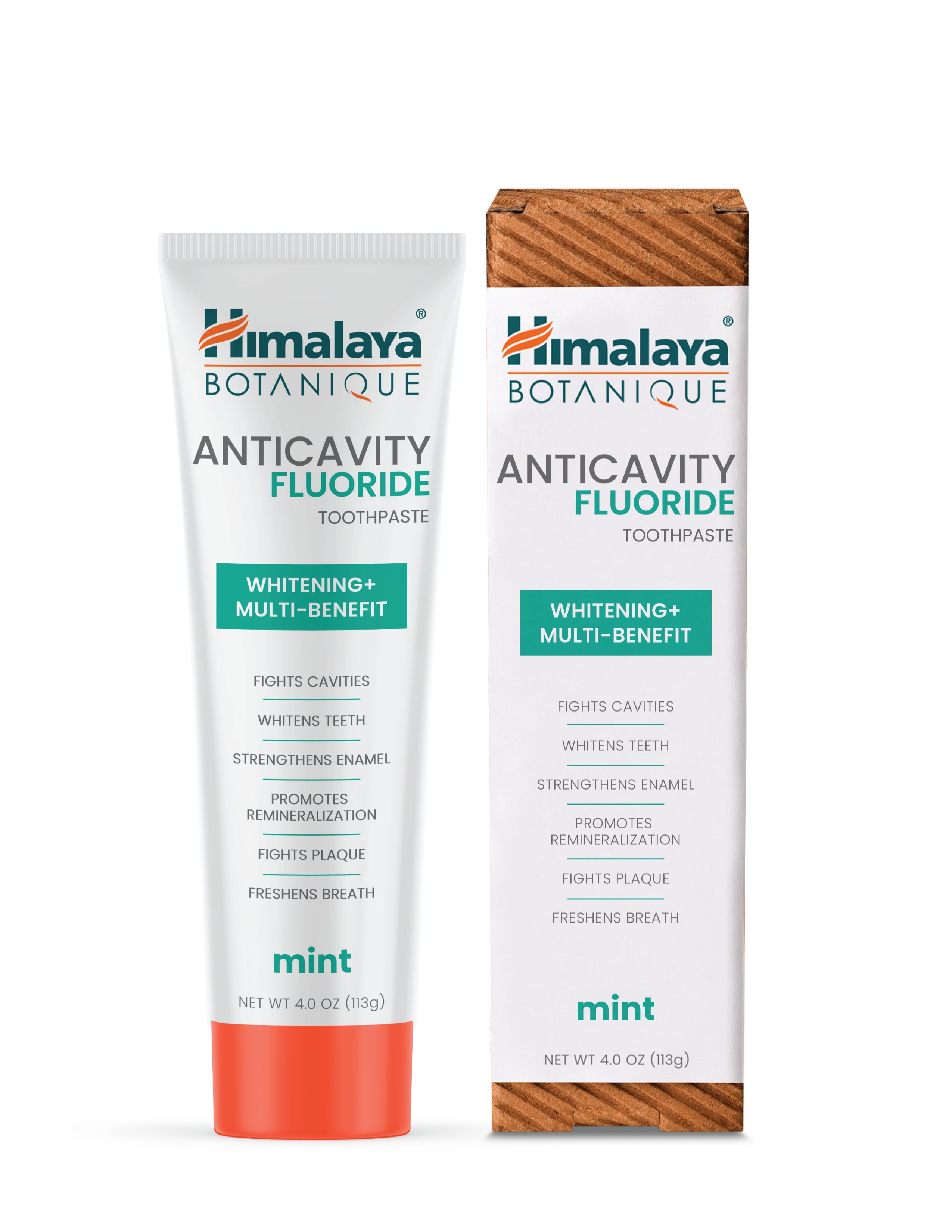 Himalaya Botanique Anticavity Fluoride Toothpaste, Fluoride with Multi ...