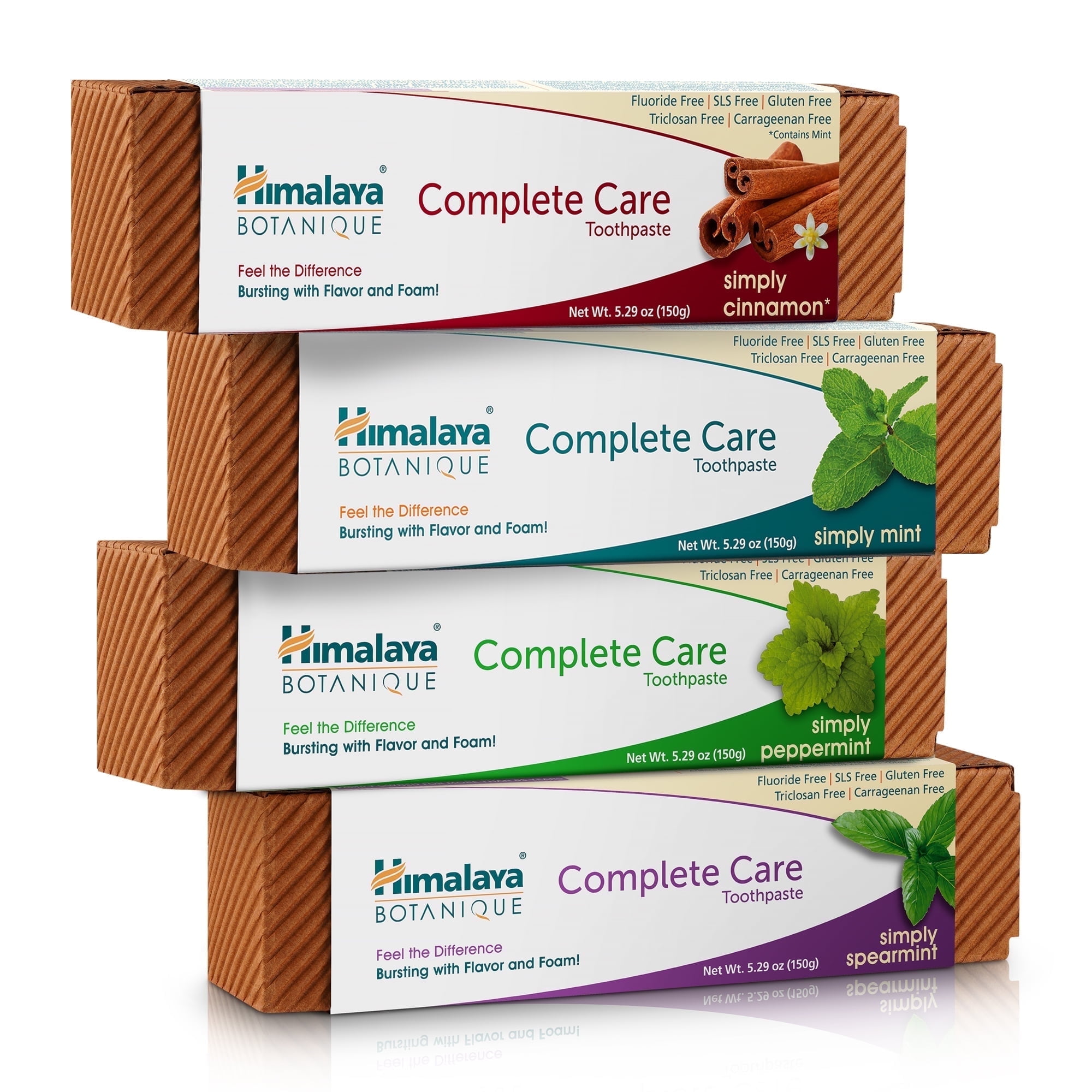 Himalaya Complete Care Toothpaste Variety Pack with Neem Xylitol 5.29 ...