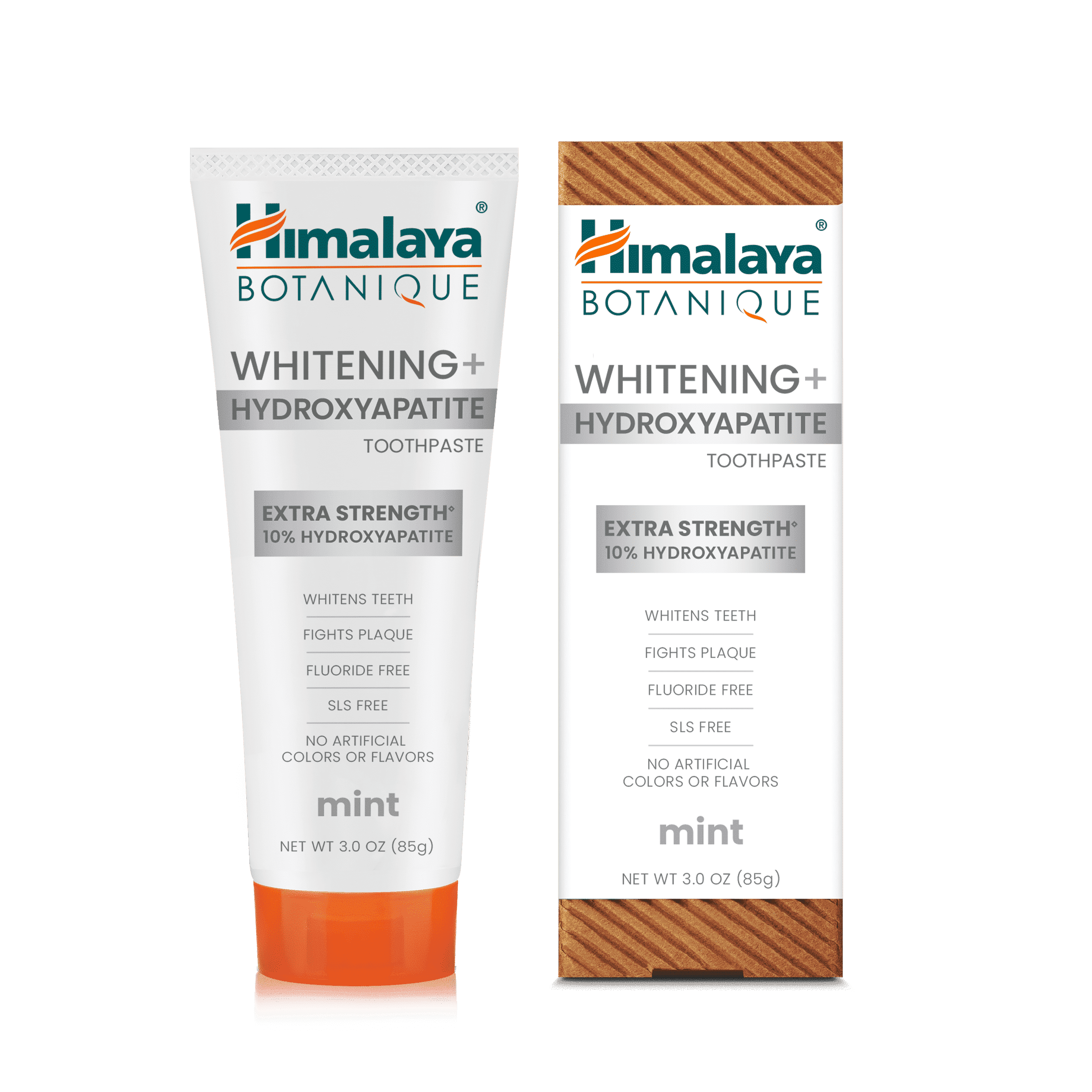 Himalaya Whitening Hydroxyapatite Toothpaste Mint Flavor 3 oz with 10% ...