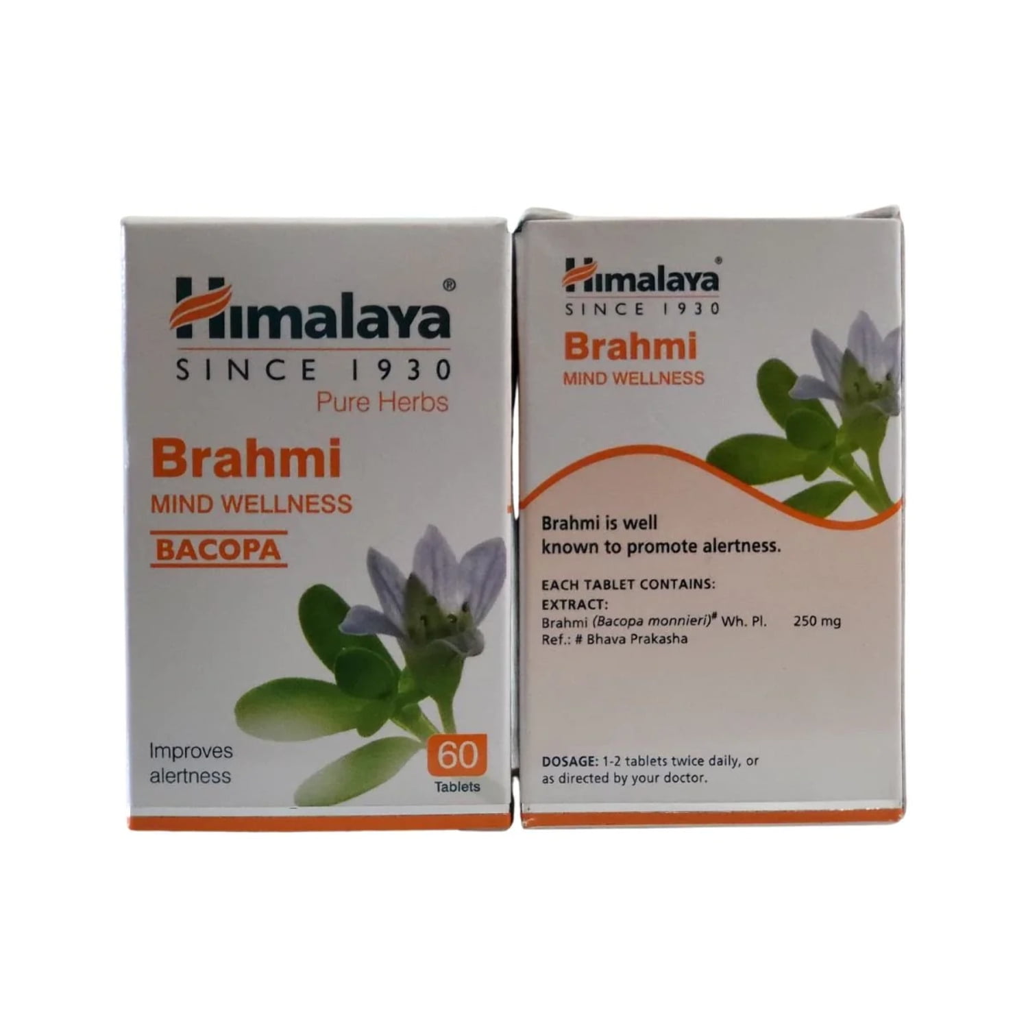 Himalaya Brahmi Tablets For Mind Wellness Bacopa 60 Tablets - Walmart ...
