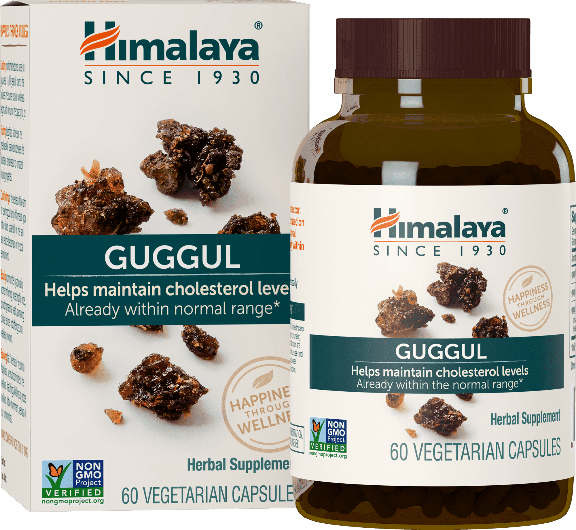 Himalaya Guggul 750mg, Cholesterol & Triglyceride Support Supplement ...