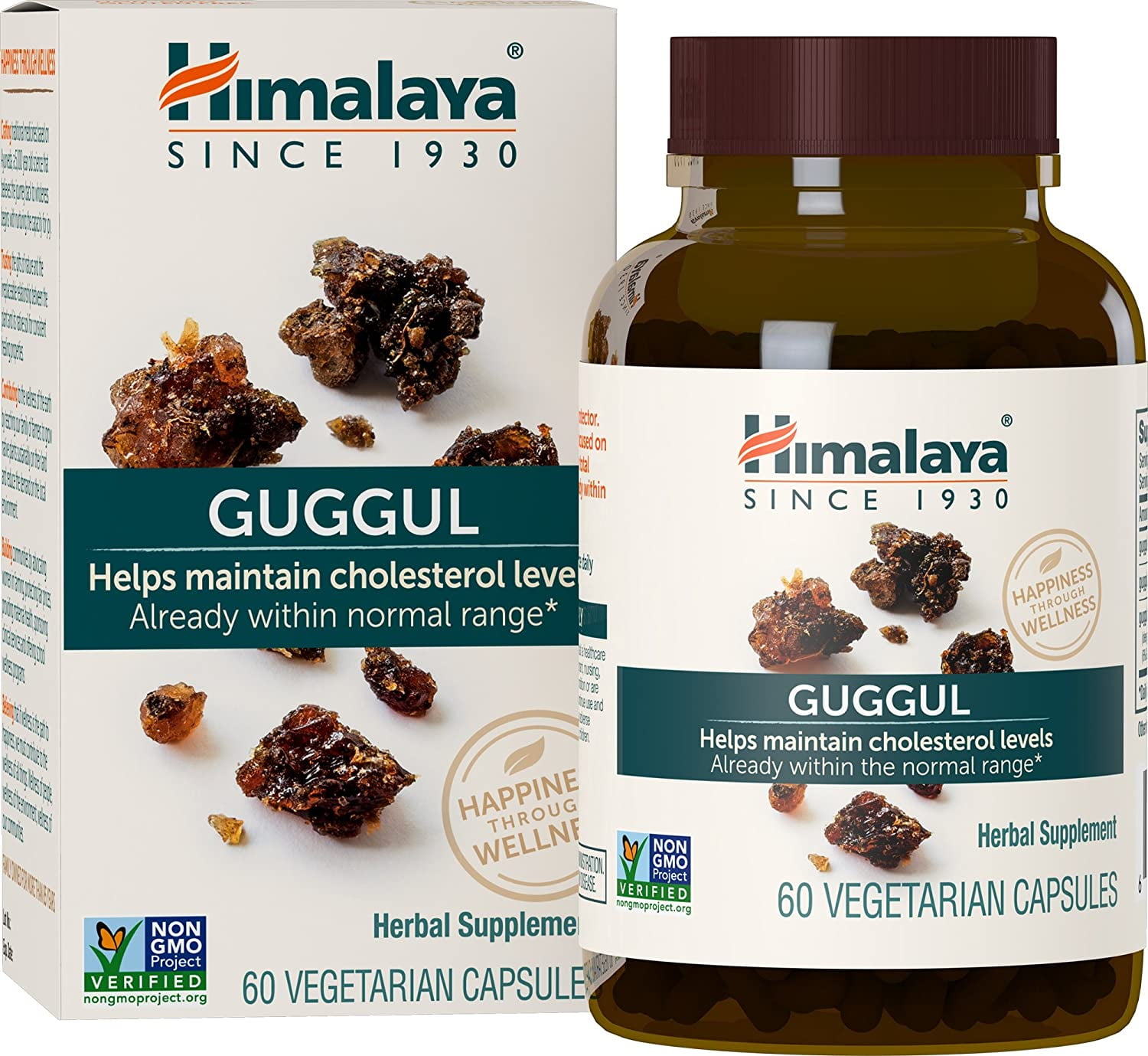 Himalaya Guggul 750mg, Cholesterol & Triglyceride Support Supplement ...