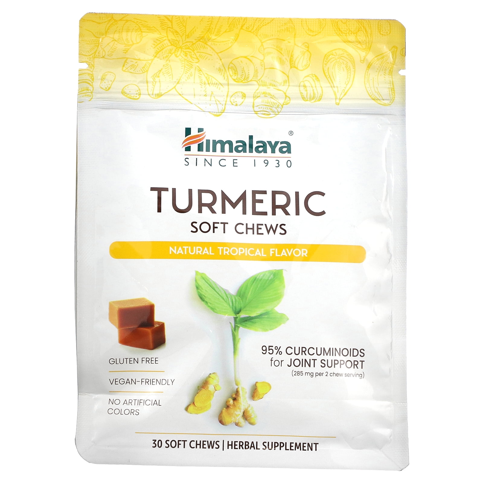 Himalaya Herbals Turmeric Soft Chews 30 Chewable - Walmart.com