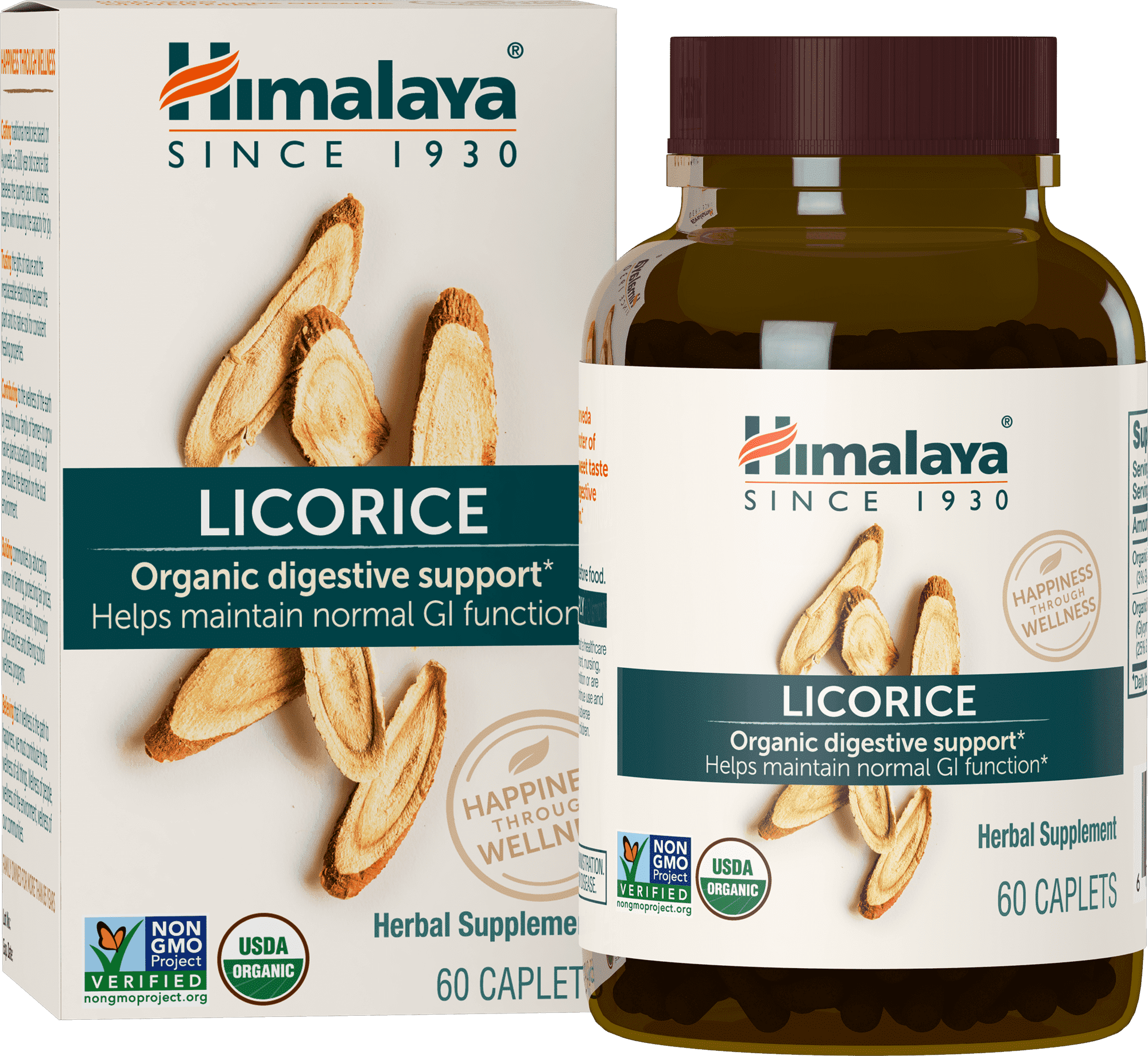 Himalaya Licorice Root Herbal Supplement, Heartburn and Indigestion ...
