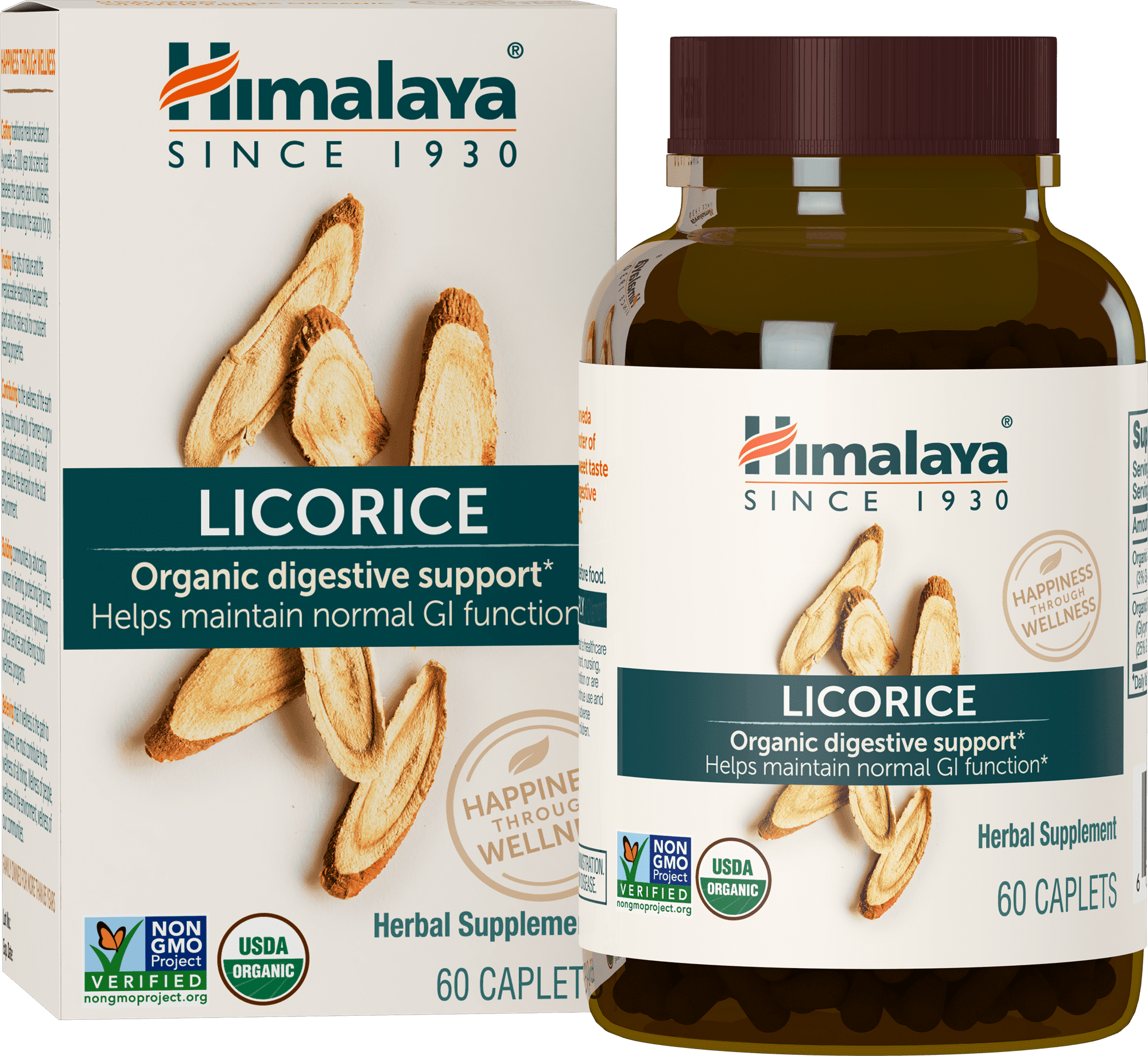 Himalaya Licorice Root Herbal Supplement, Heartburn and Indigestion ...
