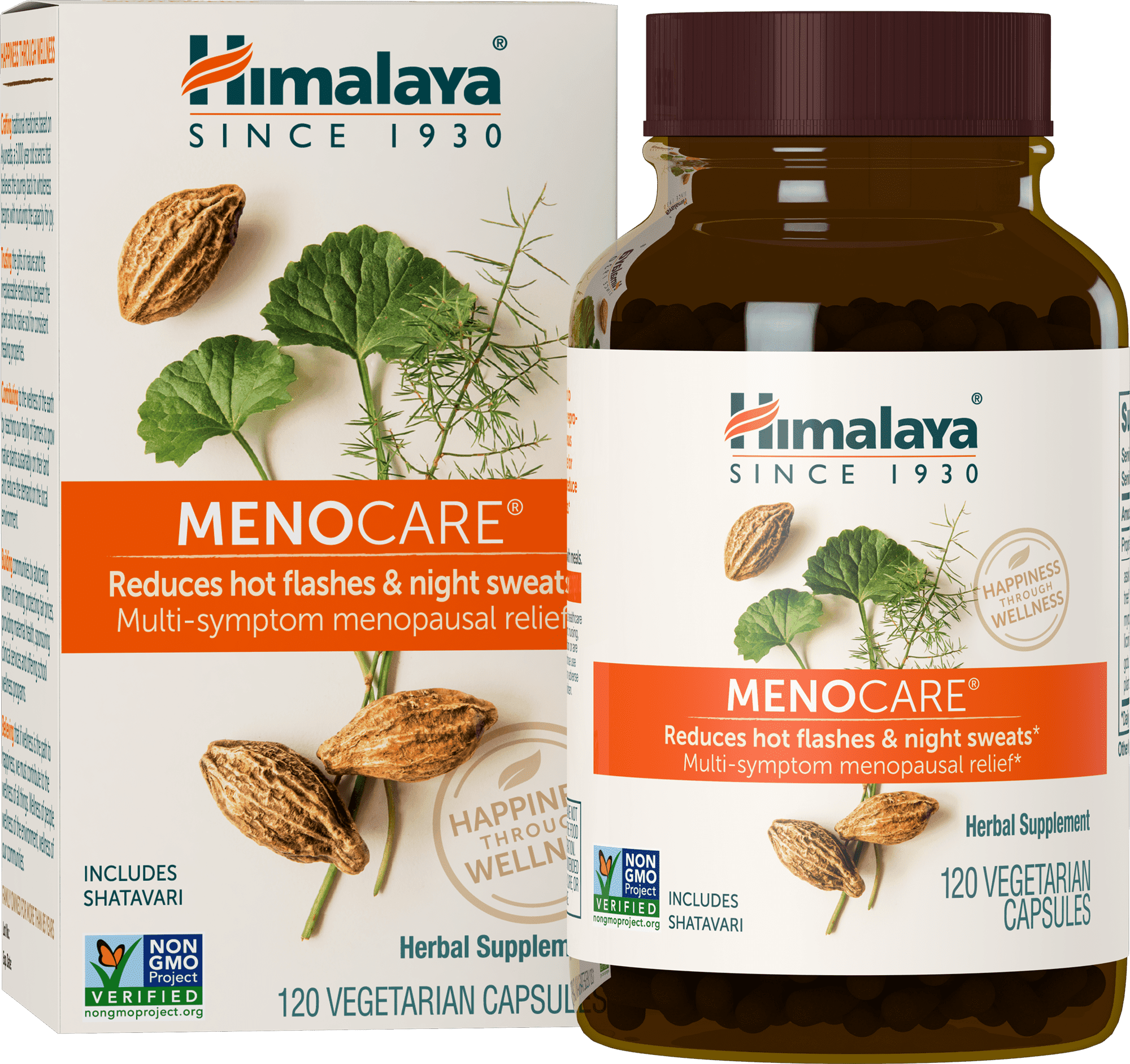 Himalaya MenoCare with Shatavari for Multi-Symptom Menopause Relief ...