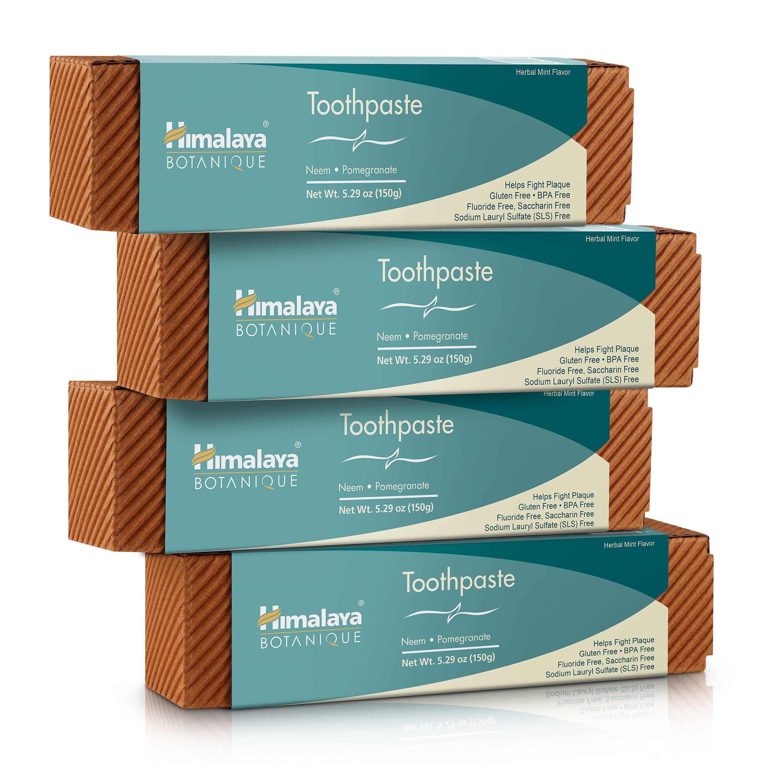 Himalaya Neem & Pomegranate Organique | Fluoride Free Toothpaste ...