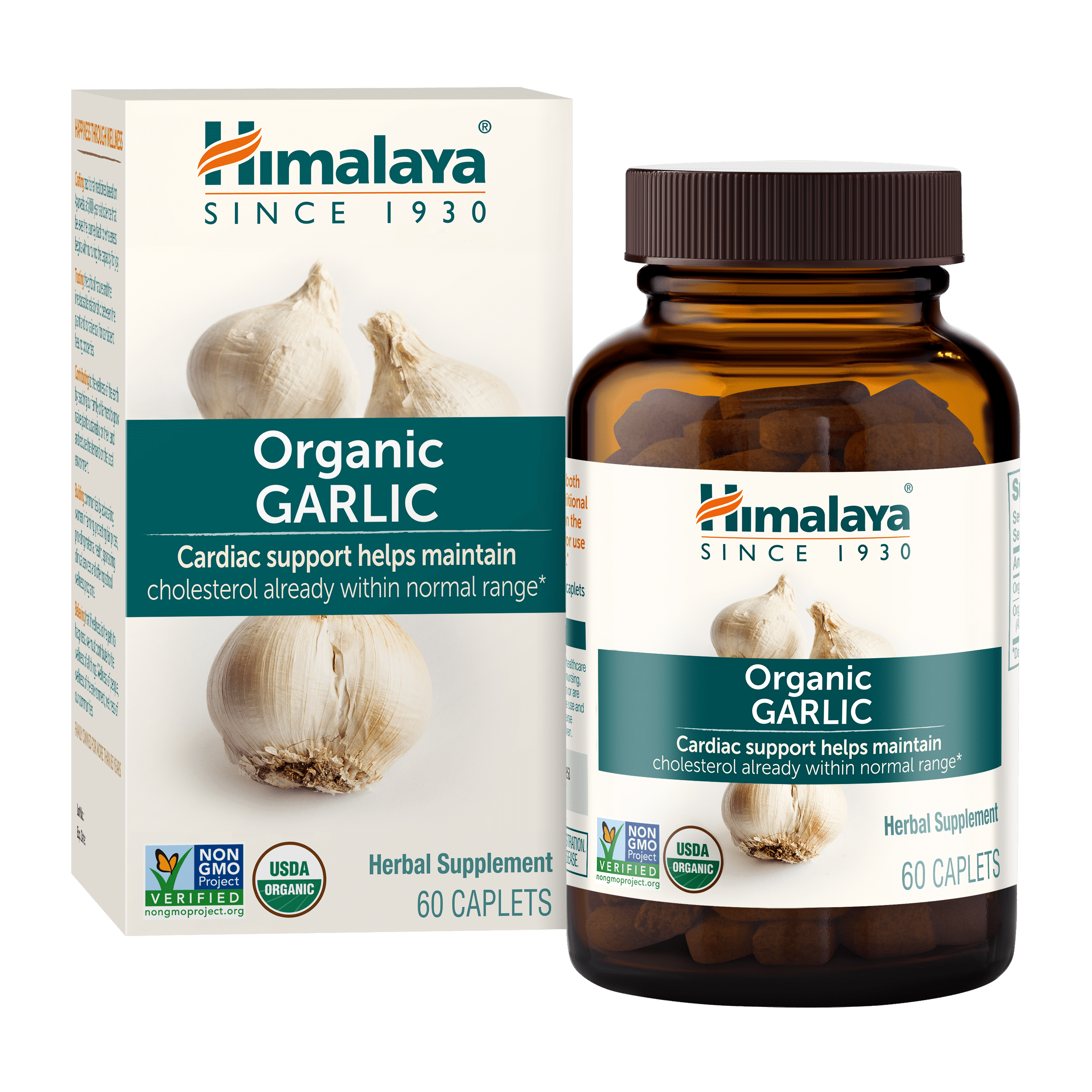 Himalaya Organic Garlic Extract Supplement for Heart Health, Immune ...