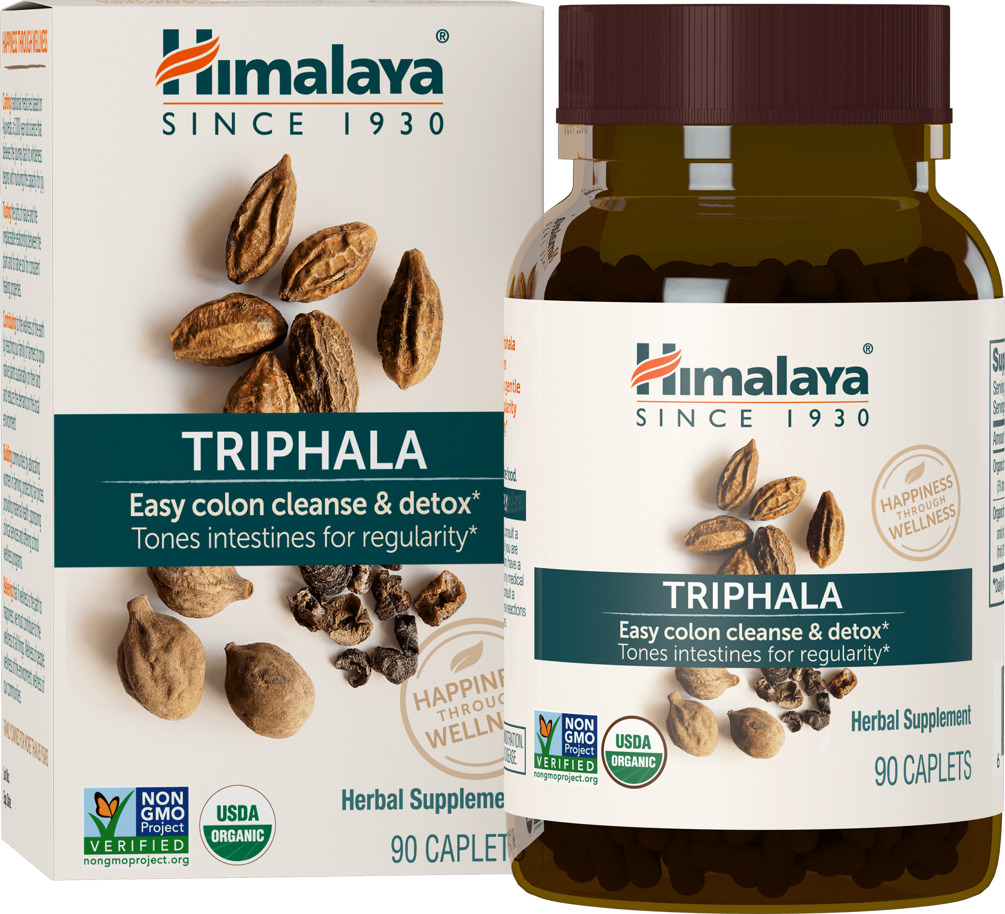 Himalaya Organic Triphala, Detox Capsules for Colon Cleanse & Digestion ...