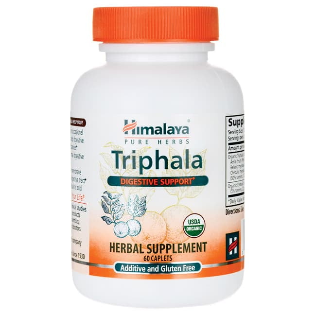 Himalaya Organic Triphala, for Colon Cleanse, Detox & Occasional ...