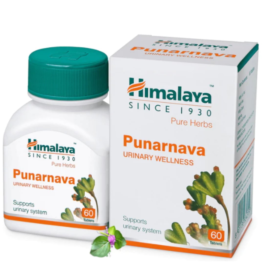 Himalaya Punarnava Supports Urinary System 60 Tablets 2025 Expiry ...
