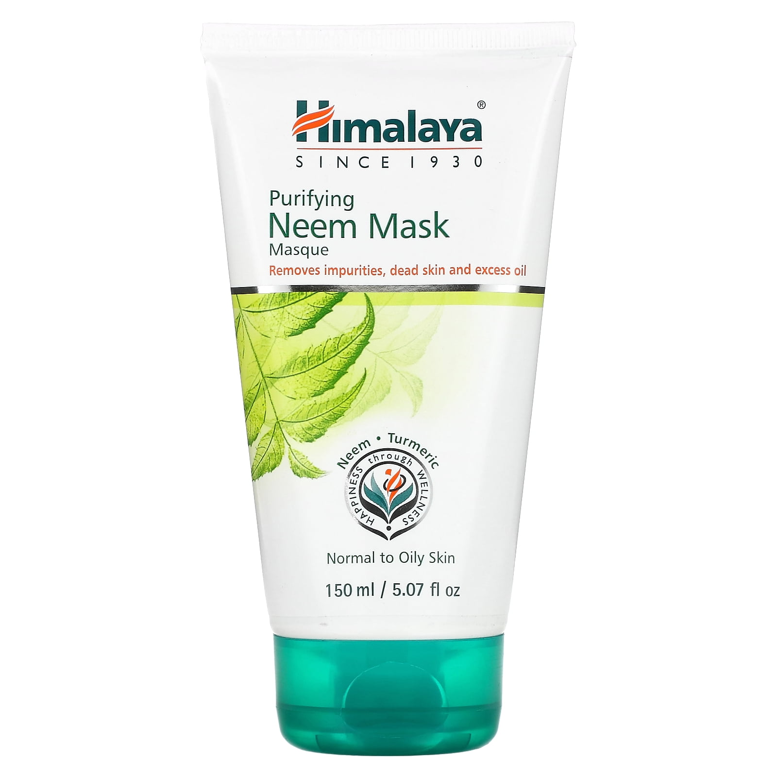 Himalaya Purifying Neem Mask, Reduces Acne, Clears Pores, With Turmeric ...