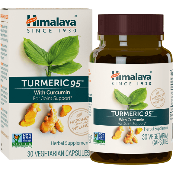 Himalaya Turmeric 95 Supplement with Curcumin/Curcuminoids, Joint and ...