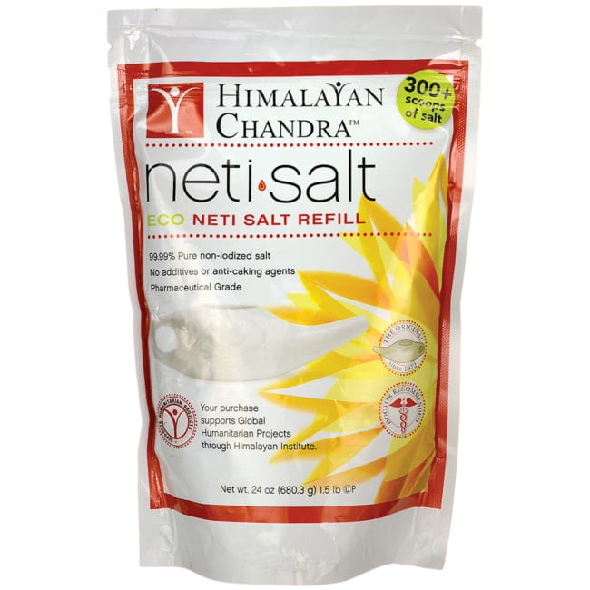 Himalayan Chandra Neti Salt Eco Neti Salt Refill 24 oz Salt - Walmart.com