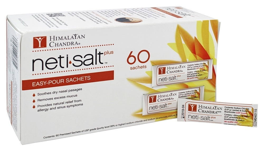 Himalayan Chandra Neti Salt - Refill - 60 Sachets - Walmart.com