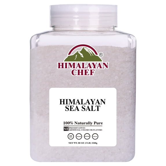 Himalayan Chef Coarse Pink Salt, 5 lb Jar | Natural Mineral Crystals ...