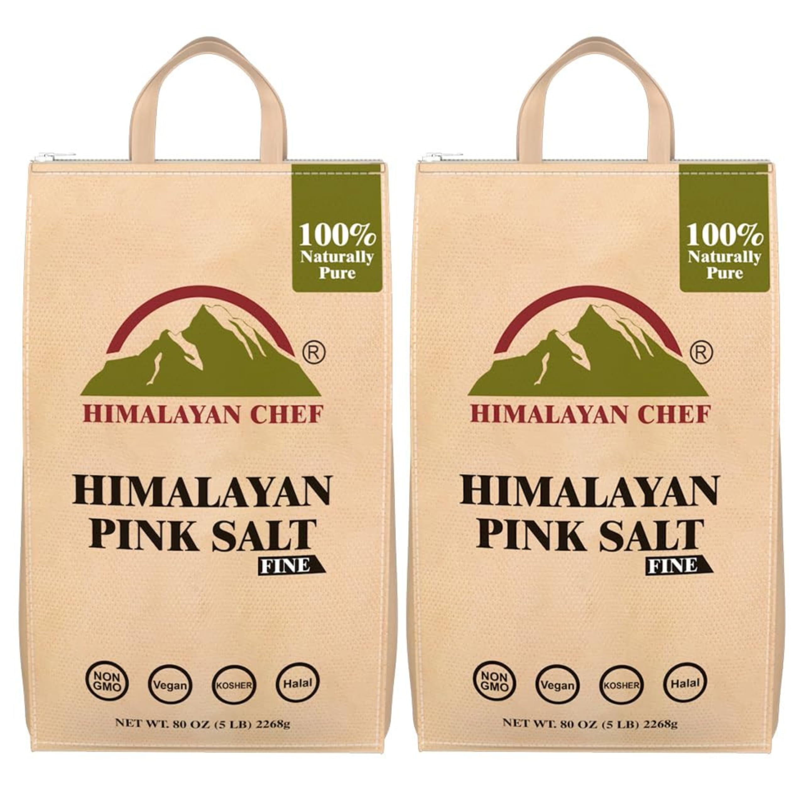 Himalayan Chef Himalayan Pink YYF14 Salt, Kosher Certified Fine Grains ...
