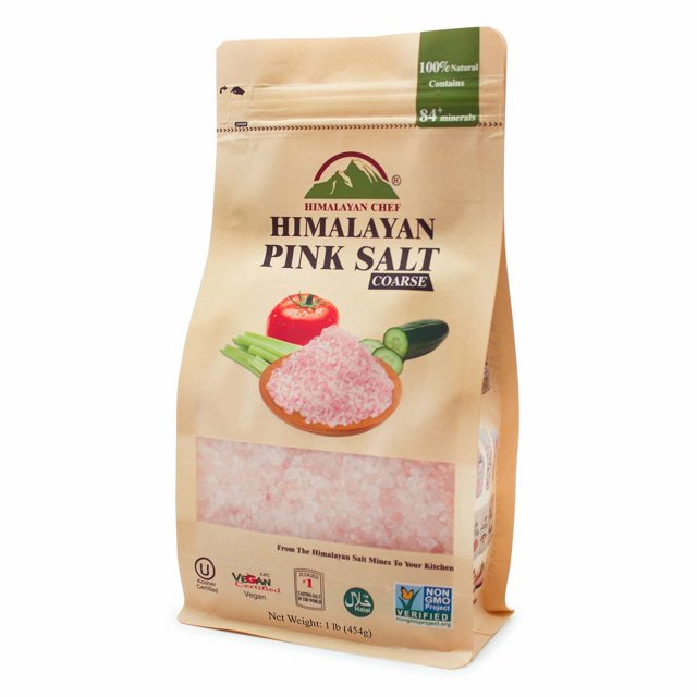 Himalayan Pink Salt fine grain 1lb bag - Walmart.com