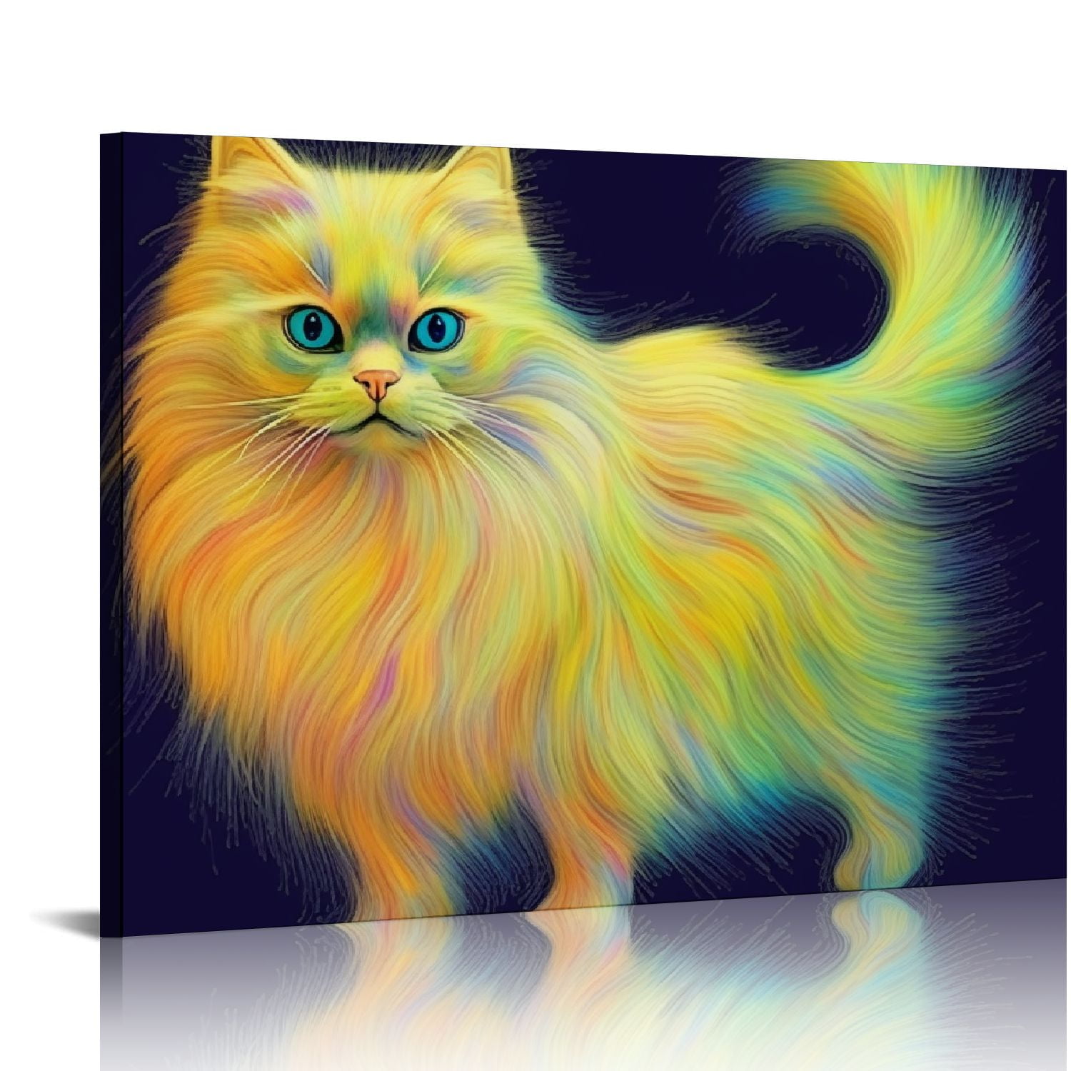 Himalayan Colourpoint on Light Canvas Art Print Wall Decor - Walmart.com