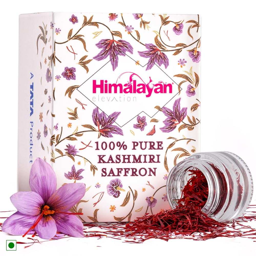 Himalayan Elevation Original Kashmiri Saffron/Kesar, 0.5G, A Tata ...