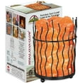 Himalayan Glow Pillar style Salt Basket Lamp with salt chunks ...