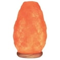 Himalayan Hand Carved Orange Crystal Salt Lamp LED Light Bulb - Walmart.com