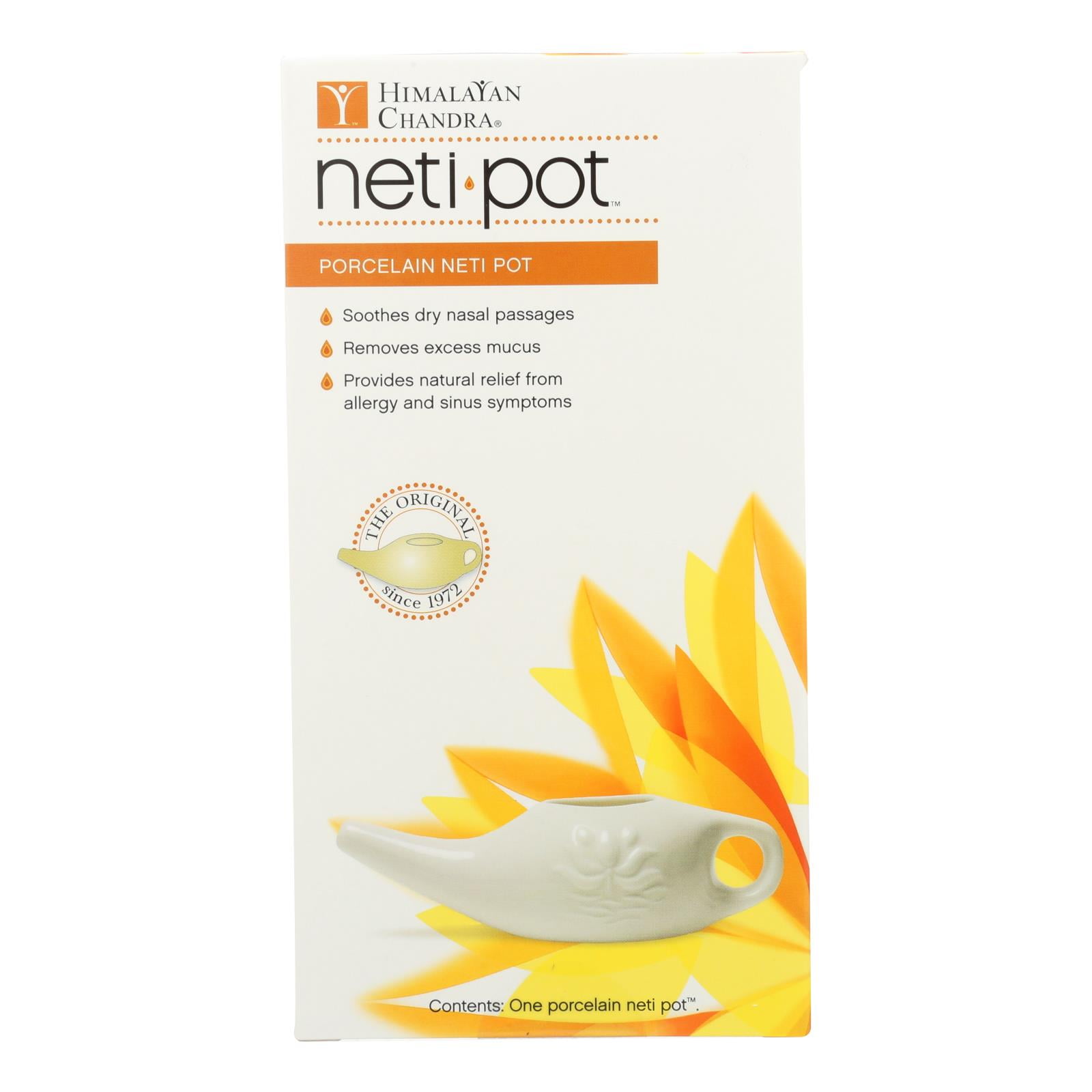 Himalayan Institute Neti Wash Ceramic Neti Pot - 1 Pot - Walmart.com