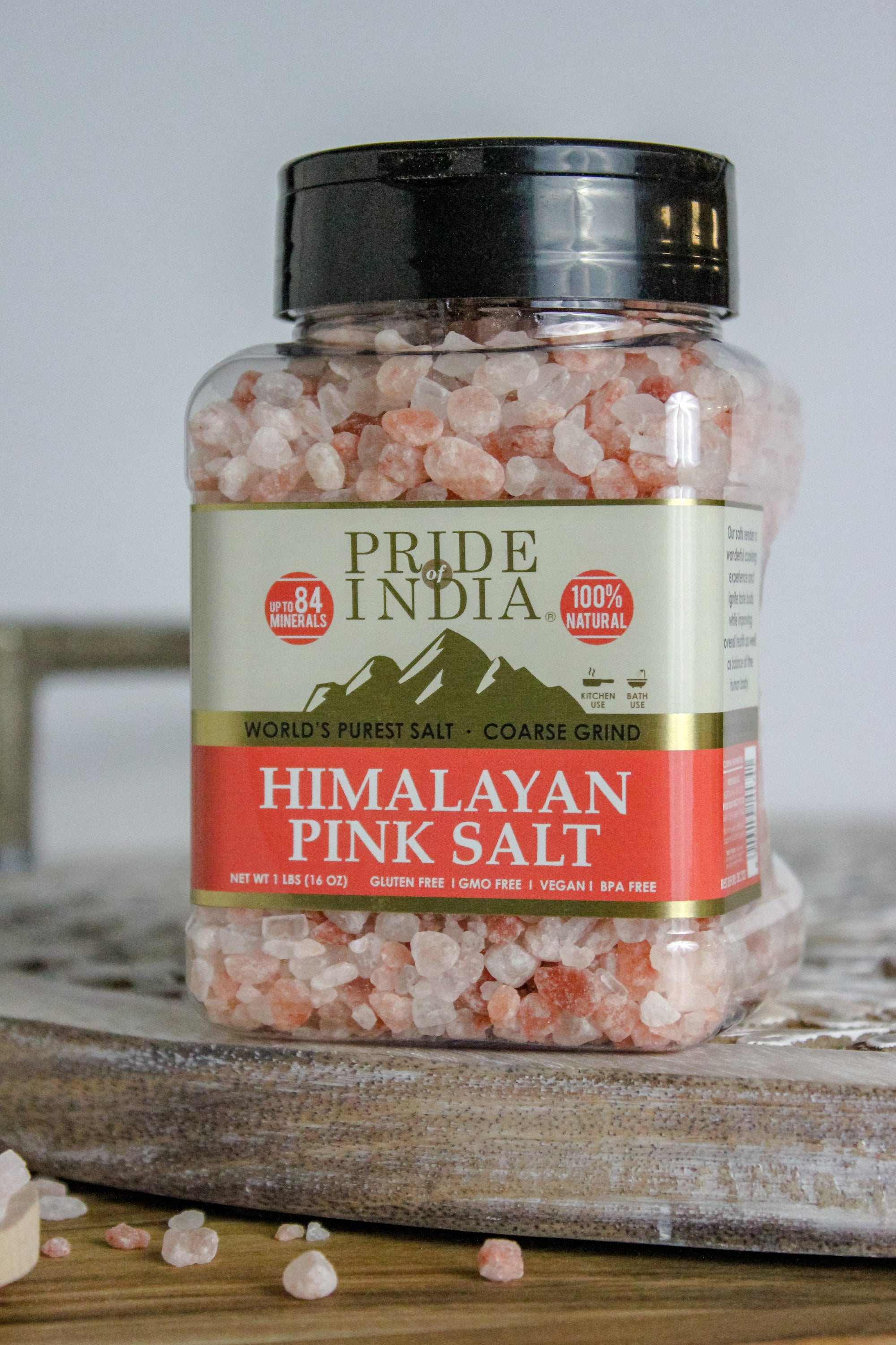 Himalayan Pink Salt - Coarse, 1 lbs Jar - Walmart.com