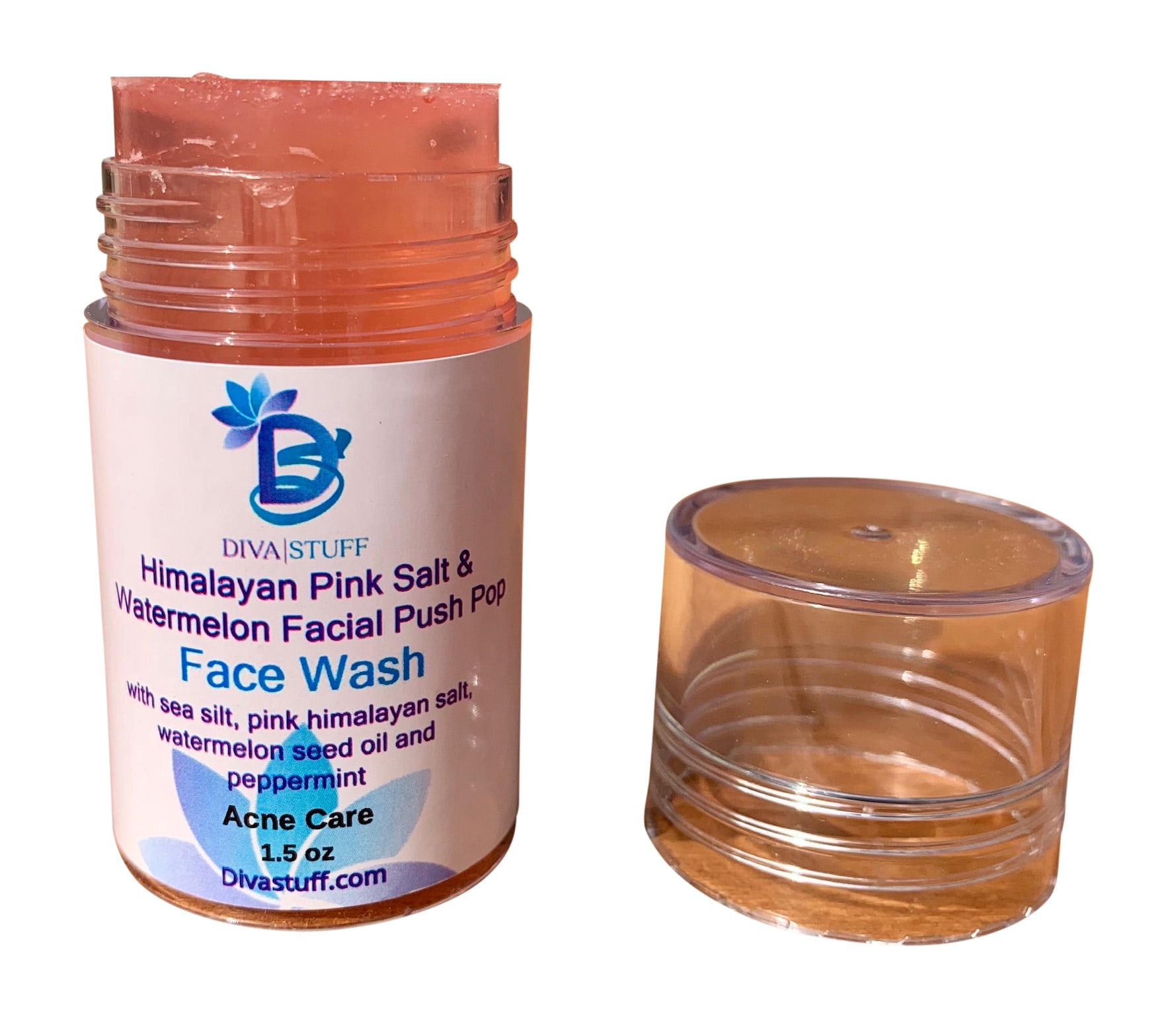 Himalayan Pink Salt & Watermelon Facial Push Pop, Face Wash For Oily ...