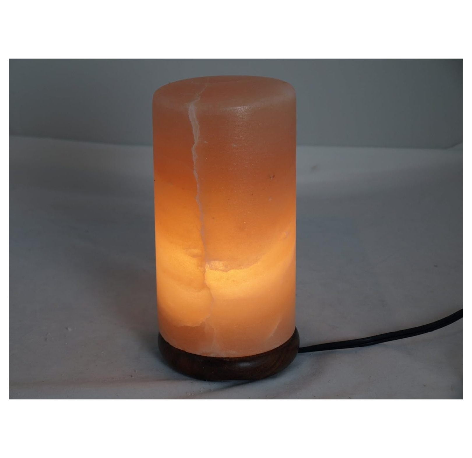 Himalayan Rock Salt Lamps Cylinder Shape 6~8Lbs - Walmart.com