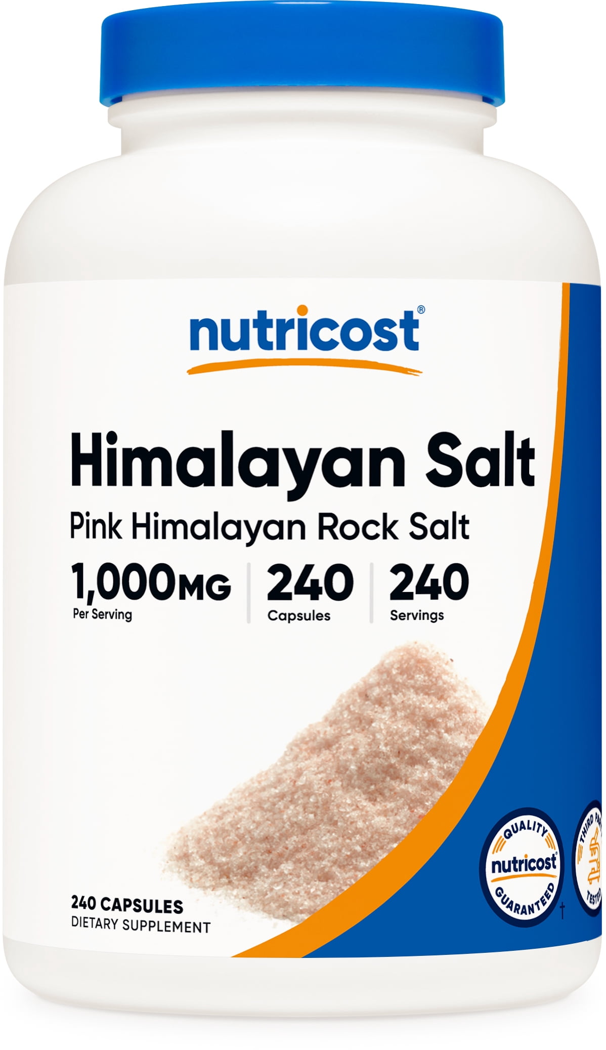 Himalayan Salt , 1,000 mg , 240 Capsules, Nutricost - Walmart.com