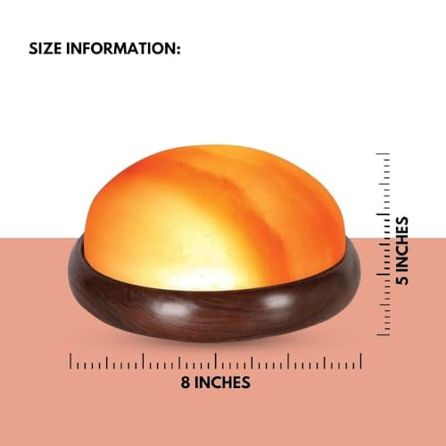 Himalayan Salt Foot Detox Lamp - Size H: 5" D: 8" | Himalayan Salt Dome ...