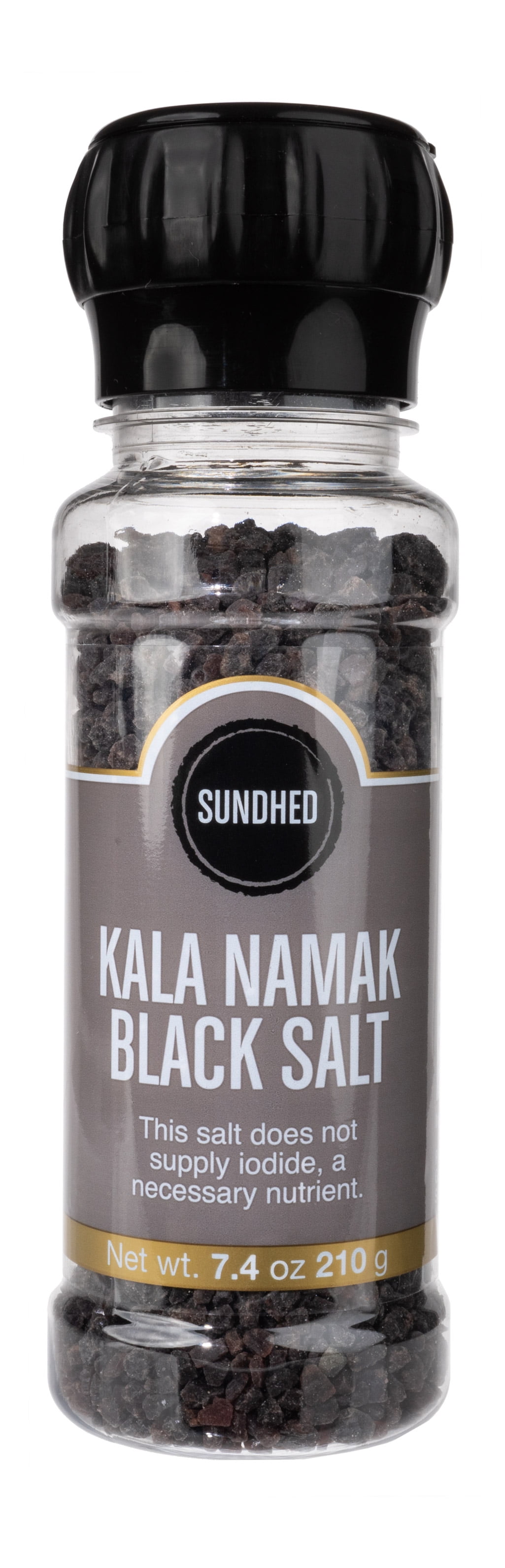 Himalayan Salt Indian Black/Kala Namak in Grinder- 7.4 Oz - Walmart.com