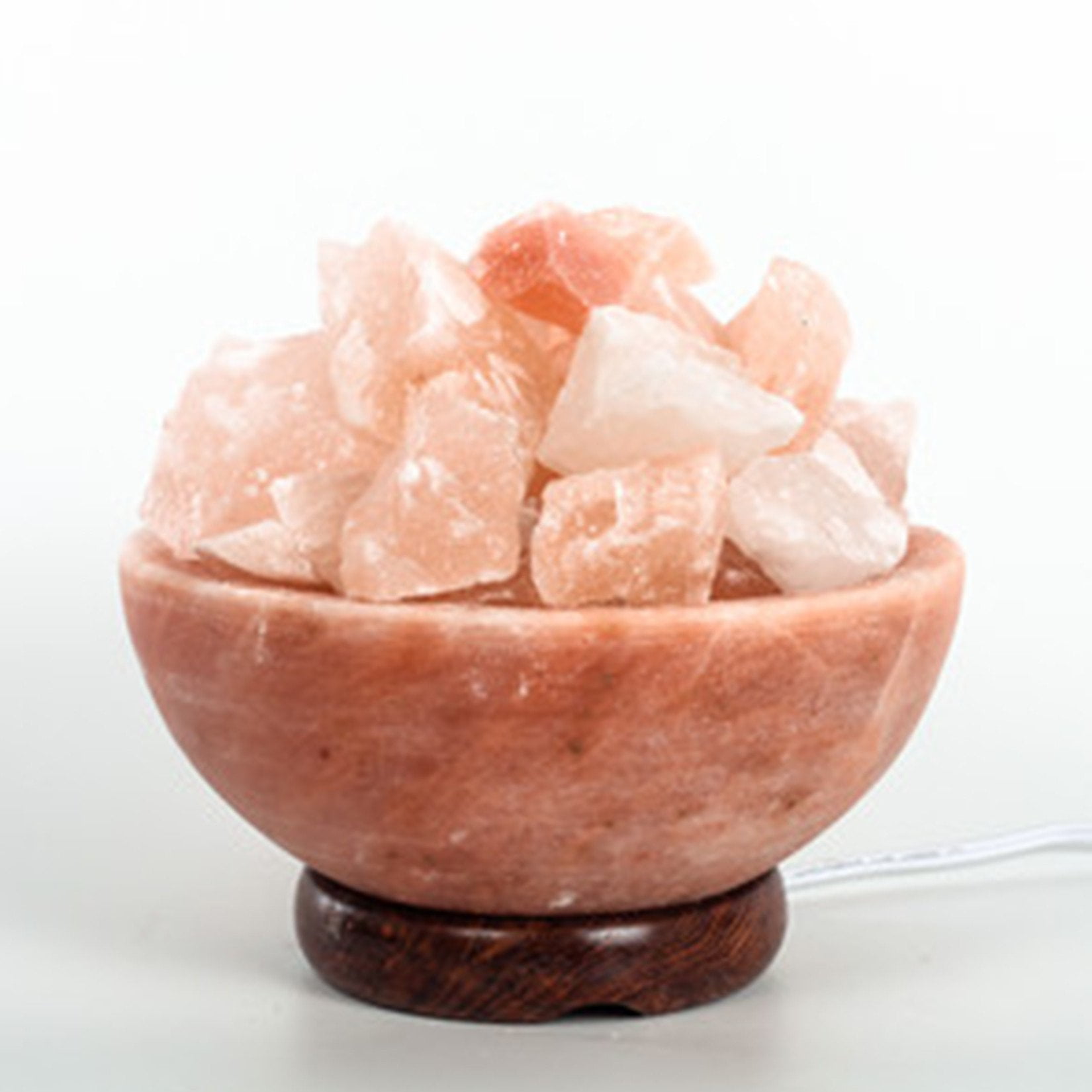 Himalayan Salt Lamp Abundance Round Bowl Salt Lamp - Walmart.com