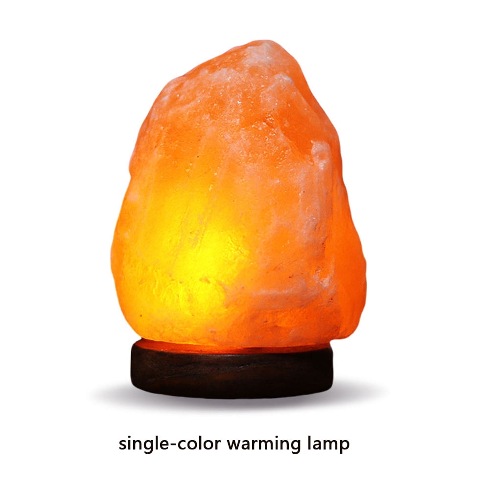 Himalayan Salt Lamp LED Night Light with Base Bedside Night Light ...
