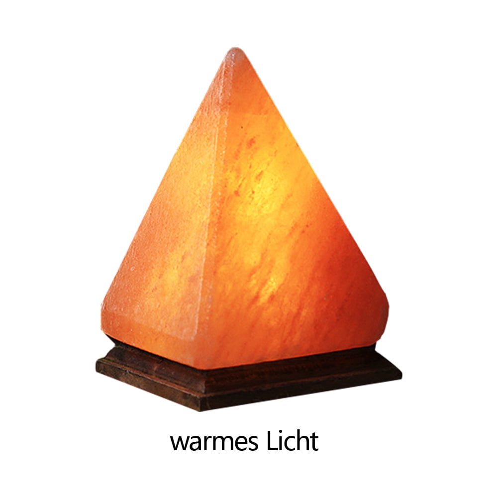 Himalayan Salt Lamp LED Night Light with Base Bedside Night Light ...