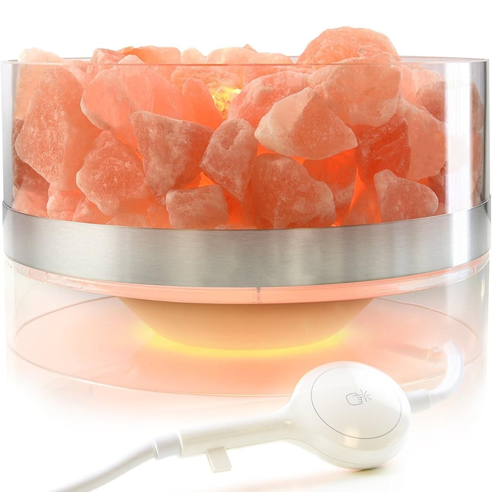 Himalayan Salt Lamp, Pink Rock Large Crystal Natural Himilian Gift ...
