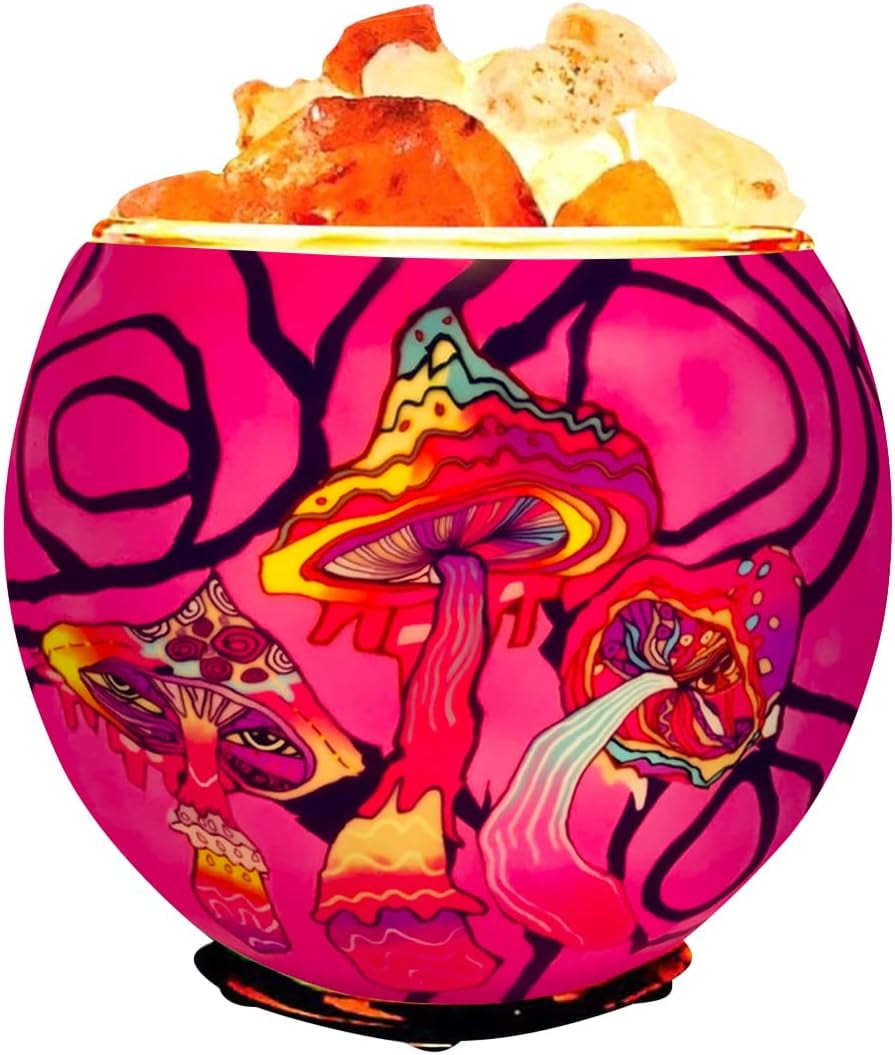 Himalayan Salt Lamp with UL Listed Dimmer Cord, Original Salt Crystals ...