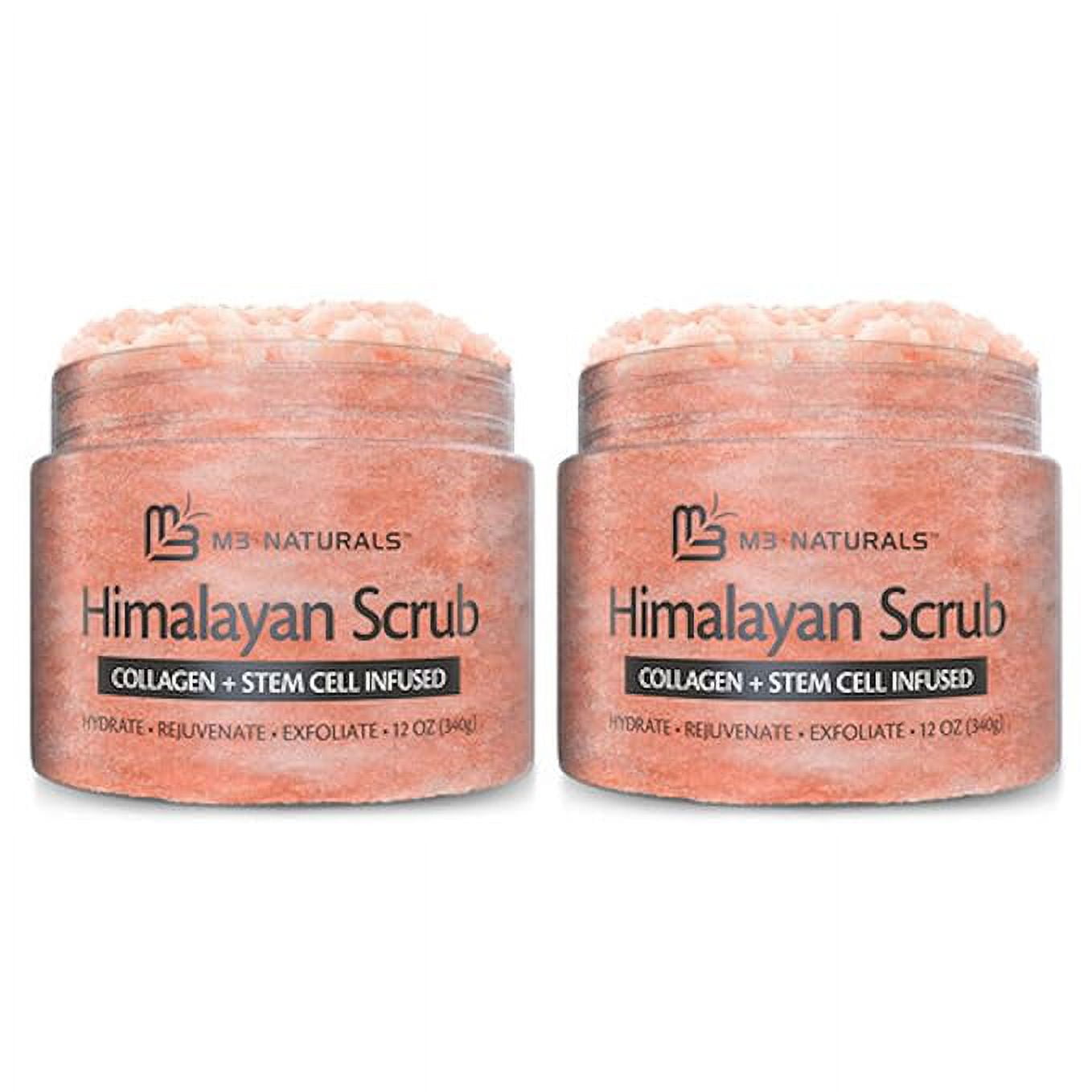 Himalayan Salt Scrub Face Foot & Body Exfoliator Infused with Collagen ...