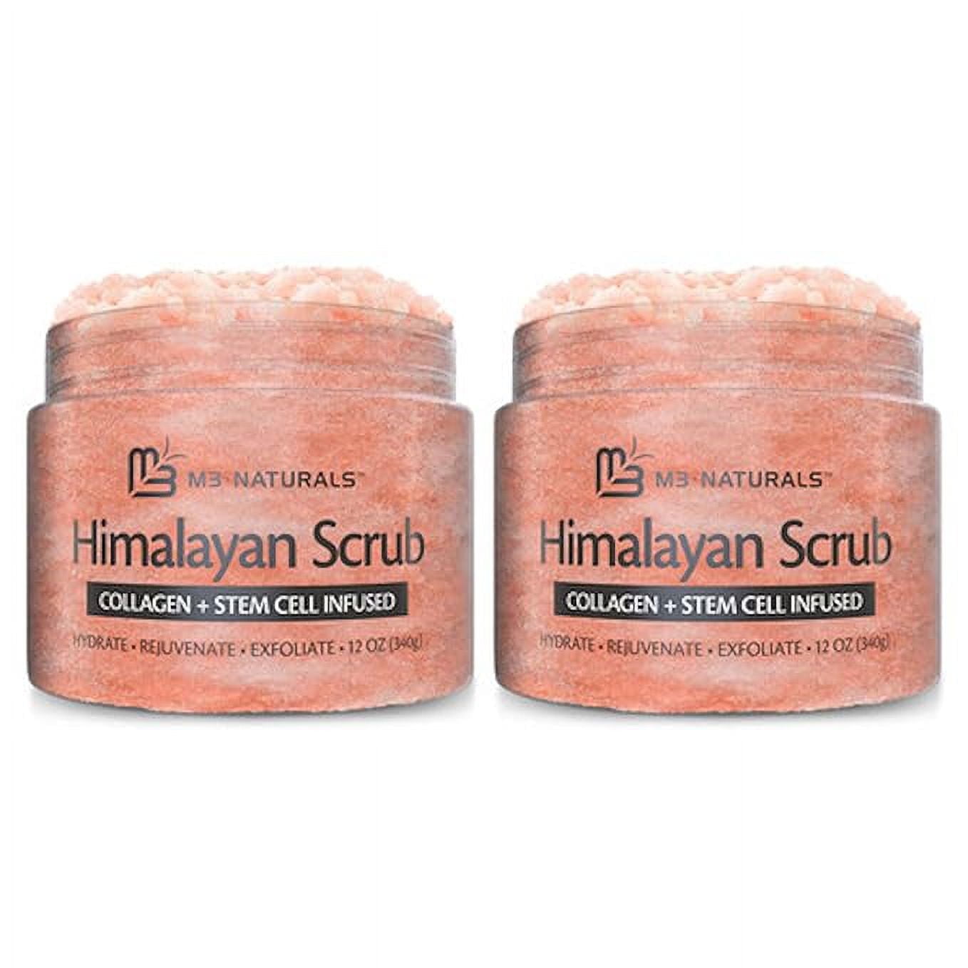 M3 Naturals Himalayan Salt Scrub Face Foot & Body | Exfoliator Infused ...