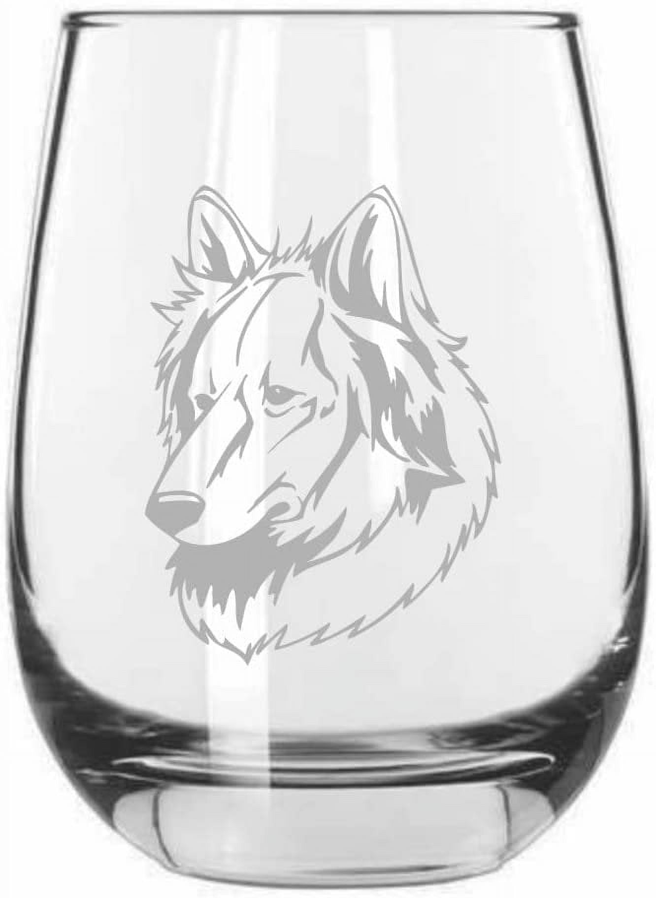 Himalayan Sheepdog Bhote Kukur Dog Themed Etched 15.25oz Libbey ...