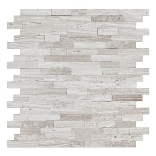 Himalayan Timeless Natural Stone Tiles - Modern Peel & Stick Marble ...